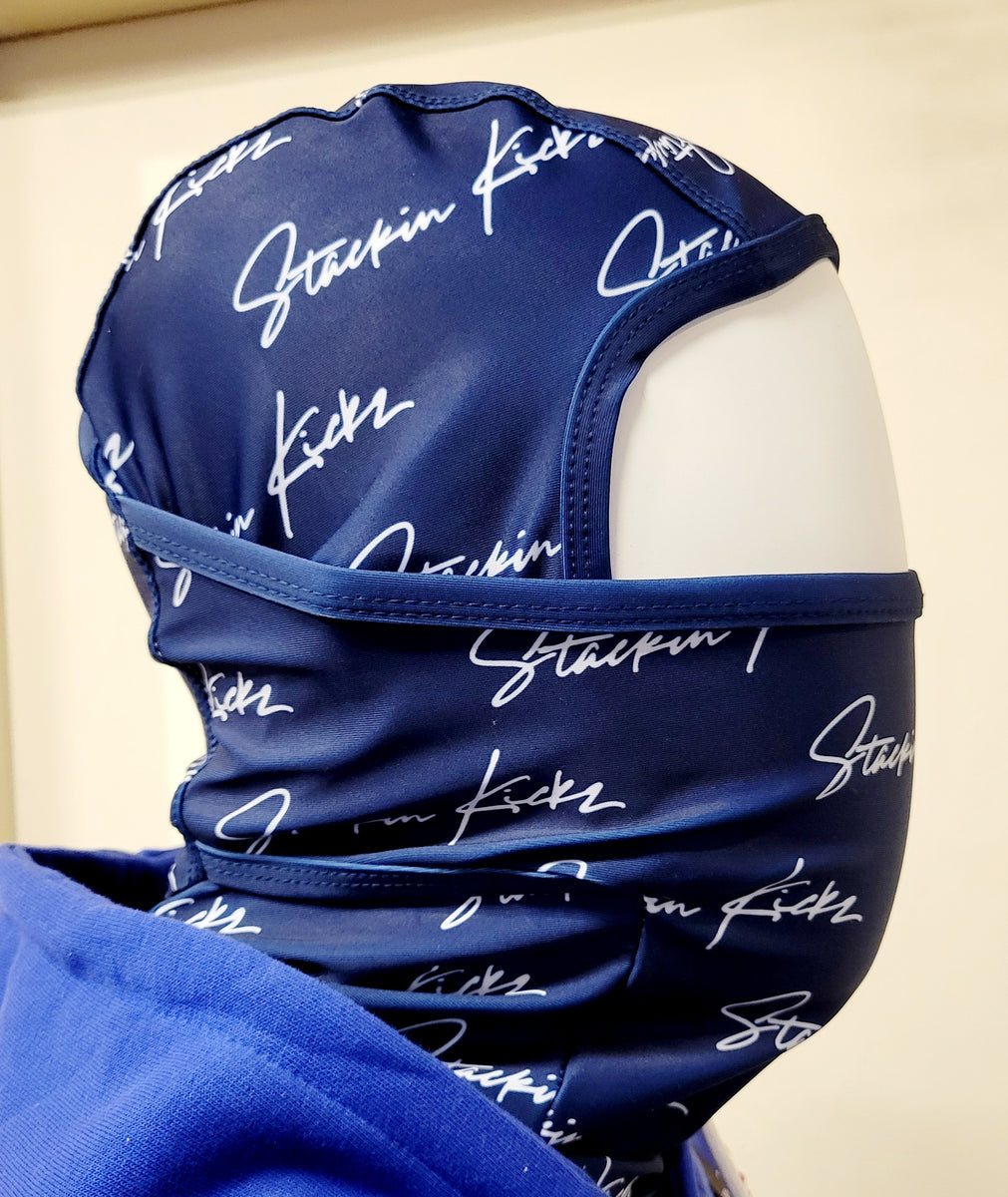 Navy Blue Signature Shiesty Ski Mask – Stackin Kickz